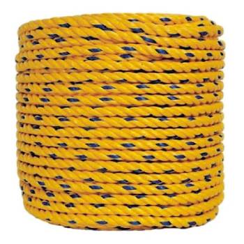 Manila de Polipropileno Amarilla 3/4" (19mm) por Metro - Cuerda Trenza