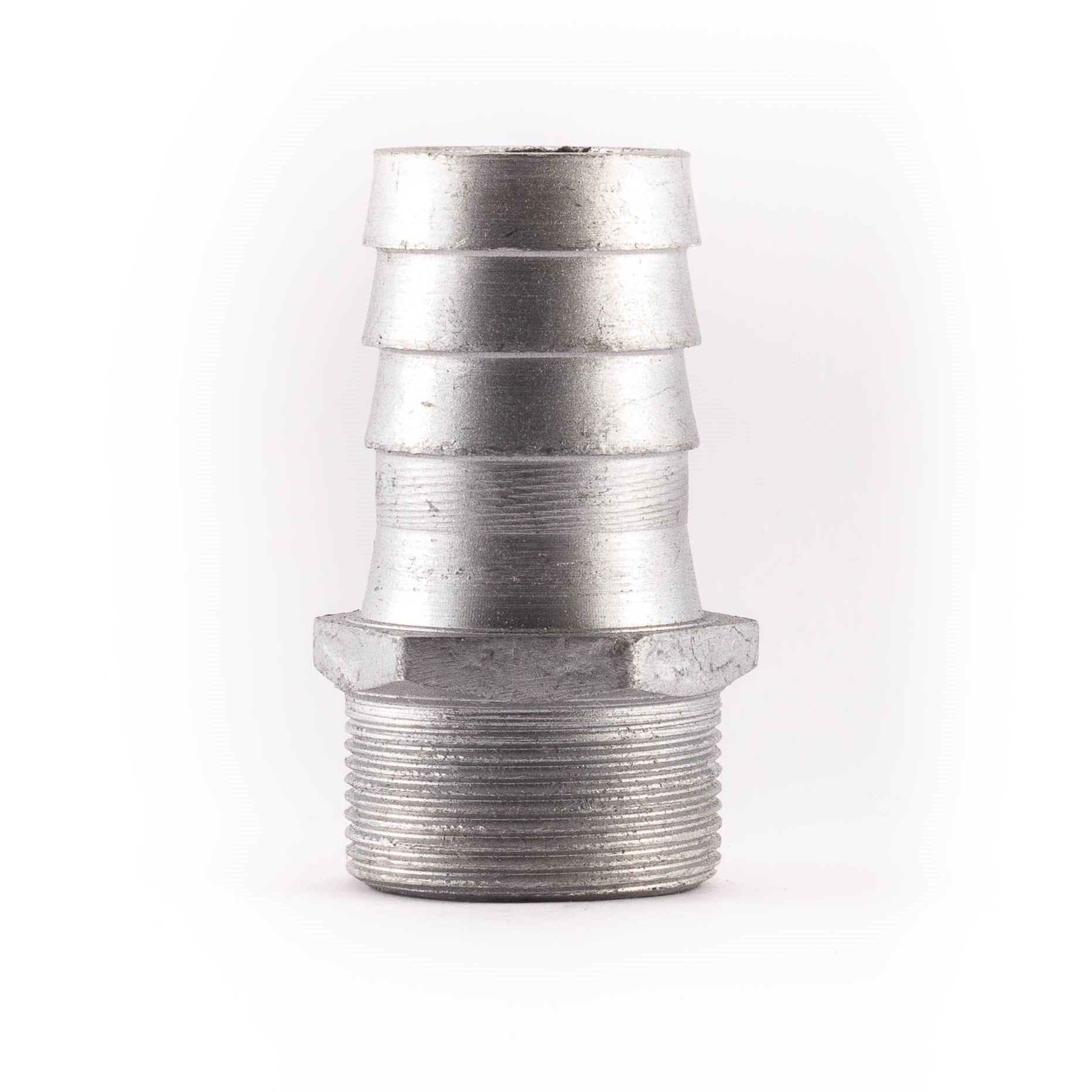 Acople Macho Aluminio 4"