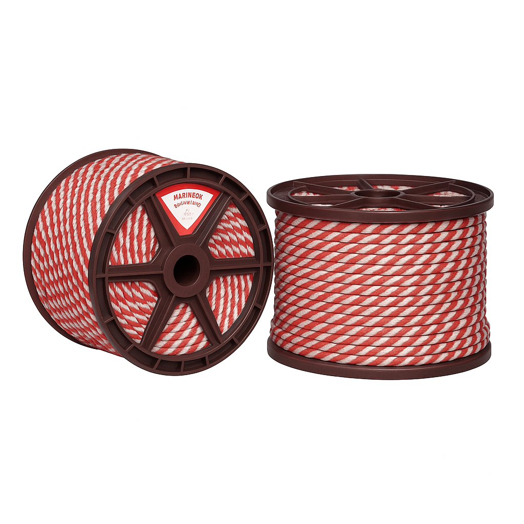 Soga Marina Roja 8 mm (Rollo 200 Mts)