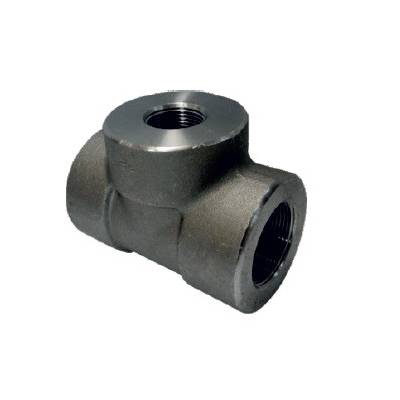 Tee Reducción Acero al Carbón NPT 3000 Lb 2" x 1/2"